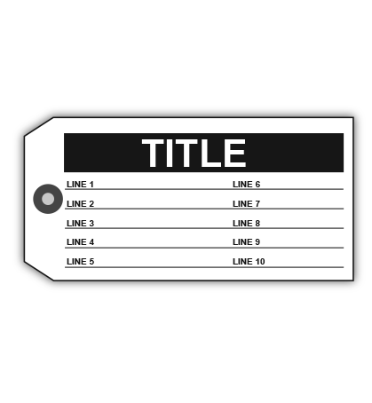 Custom Inspection Tag (1000/Box)