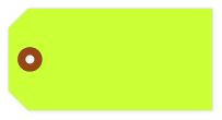 Fluorescent Paper Tags | Printed Tags
