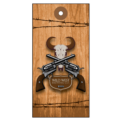 Growler Tag Full-Color Custom Printing Square Corners