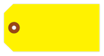 8X4, 13pt. Standard Color Tag