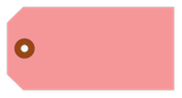 8X4, 13pt. Standard Color Tag